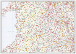XYZ Maps Shrewsbury - SY - Postcode Wall - Paper price in Dubai, UAE ...