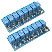 DAOKI 2 Pack 8 Channel DC 5V Relay Module with Optocoupler for Arduino ...