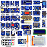 Adeept 42 Modules Ultimate Sensor Kit Compatible with Arduino UNO R3 Mega2560 Nano, Sensor ...