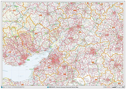 XYZ Maps Postcode Sector - S6 - Severn Estuary - Wall -Paper price in ...